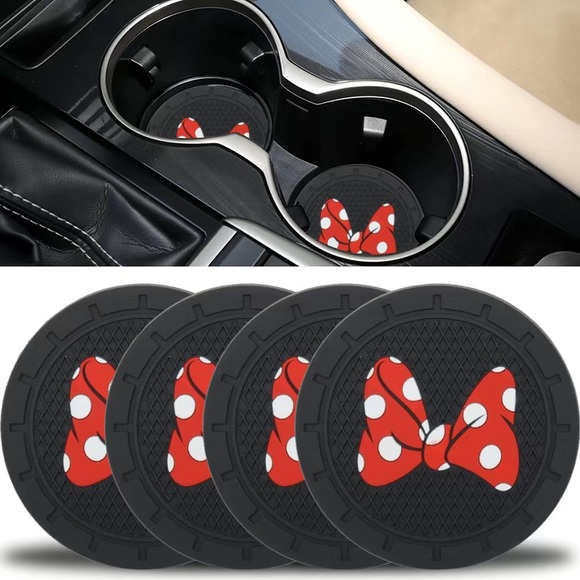 Other | Nwt Minnie Mouse Cup Coasters Set Of 2 | Poshmark